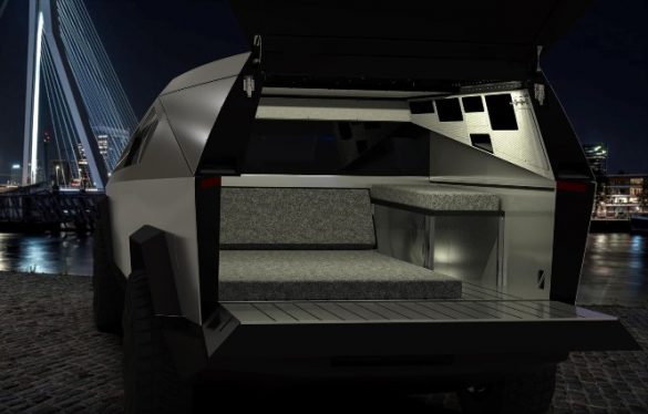 Cybertruck camper conversion developed by startup - Van Life Matters