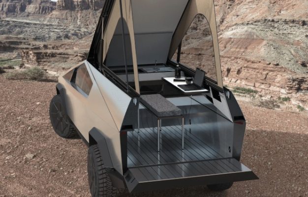 Cybertruck camper conversion developed by startup - Van Life Matters