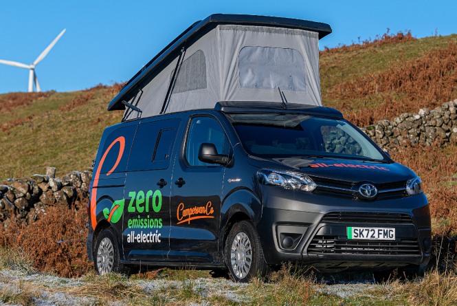 Toyota Proace electric campervan: CampervanCo unveils "world’s first ...
