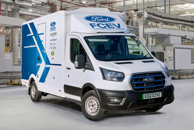 Ford 'to test' hydrogen fuel cell technology on all-electric E-Transit ...