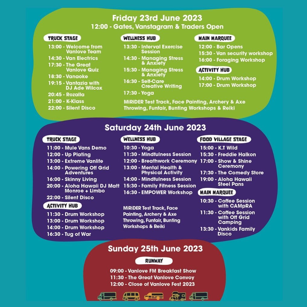 VanLove Fest 2023 gets underway - Van Life Matters